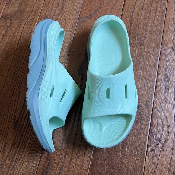 Hoka | Shoes | Hoka Teal Color Slipon Recovery Clog Sz 8 | Poshmark